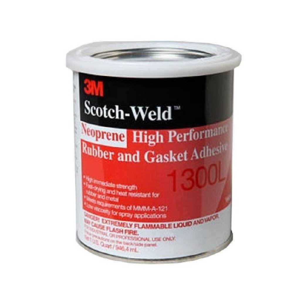 3M™ Neoprene High Performance Rubber and Gasket Adhesive 1300L, Yellow ...